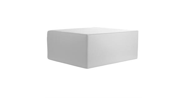 Polyskum rektangulär kudde Vit Psoaskudde 50x45x40 - Klubbensport.se