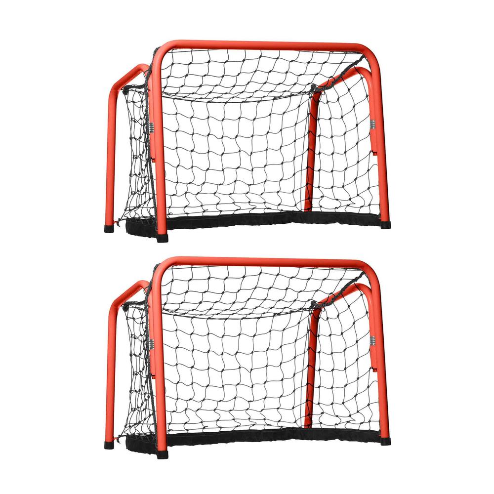 Innebandymål Unihoc 60 x 90 cm 2st. Ihopfällbara - Röda - Klubbensport.se