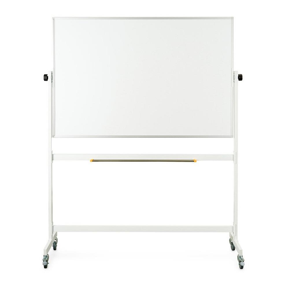 Tavla whiteboard 150x100 cm Tvåsidig whiteboardtavla på hjul ...